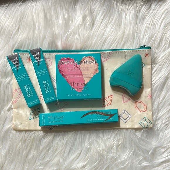 Thrive | Makeup | Thrive Blue Beauty Collection With Cosmetic Pouch ...